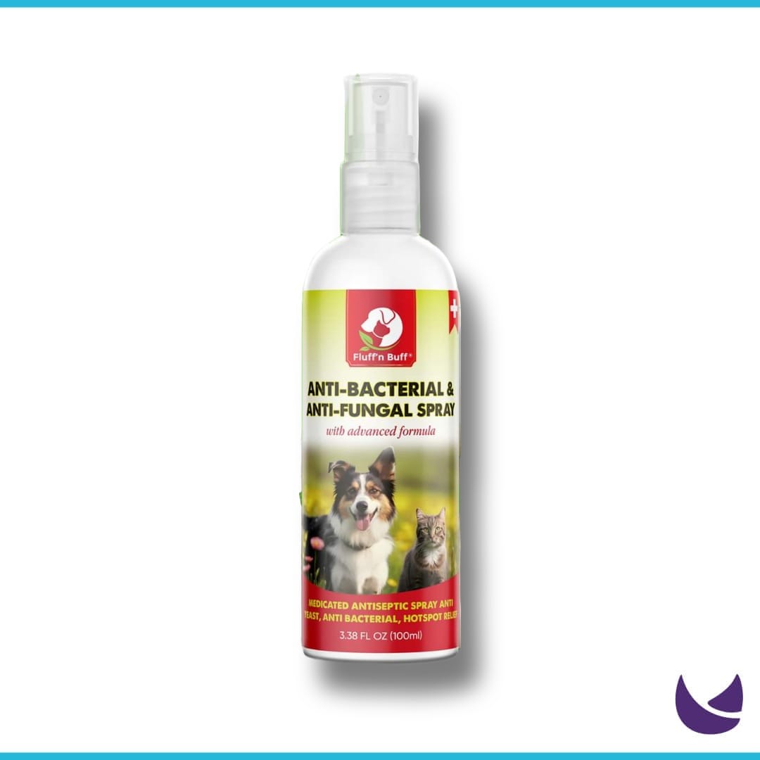 Fluff n Buff Anti-bacterial & Anti-fungal Spray – Chubby Meows