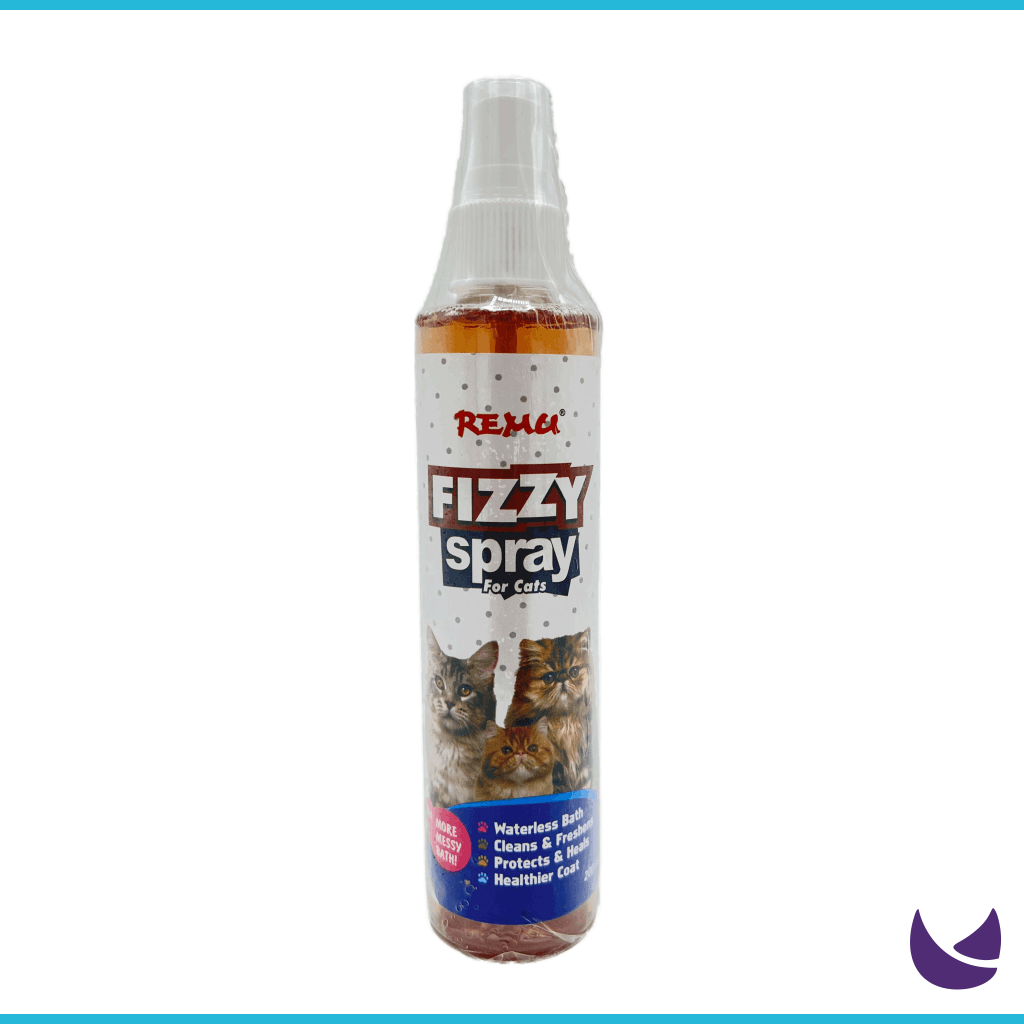 REMU Fizzy Spray for Cats | Waterless Dry Bath – Chubby Meows